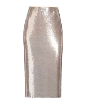 Sportmax Chainmail Midi Skirt