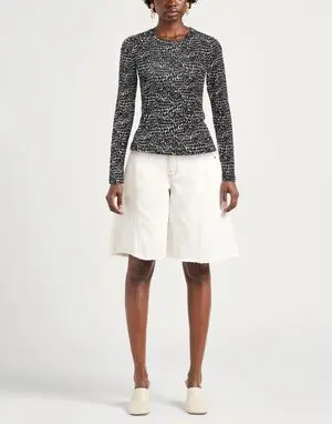 Rag & Bone Two-tone Printed Long Sleeve T-shirt