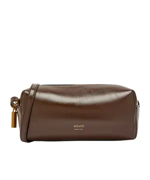 Khaite Kye Mini Leather Cross-body Bag - Brown
