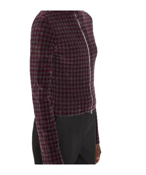 Our Legacy Slim Checked Cotton-blend Top
