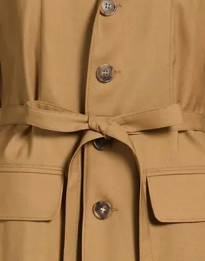 MAISON MARGIELA Wool Long-sleeve Coat