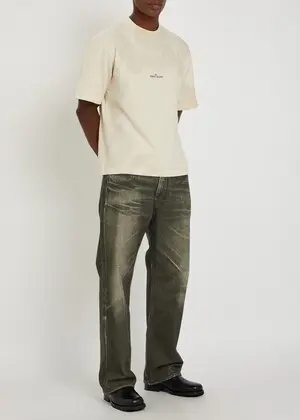 Stone Island Logo-print Cotton T-shirt