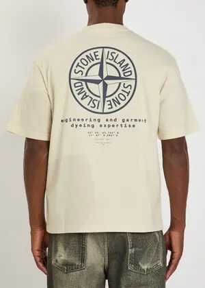 Stone Island Logo-print Cotton T-shirt