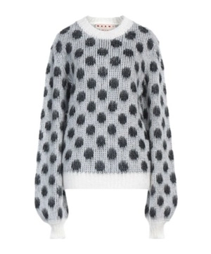 Marni Polka Dot Knitted Crewneck Sweater