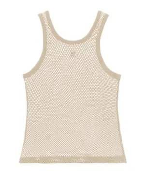COURREGES Logo-patch Mesh Vest