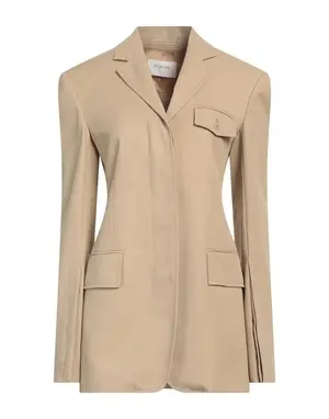 Sportmax Simple Single-breasted Blazer - Nude