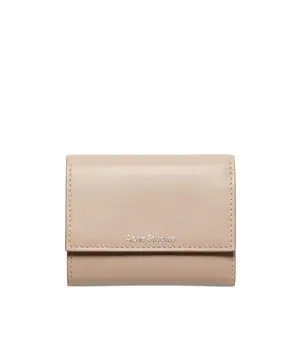 Acne Studios Logo-lettering Leather Wallet - Nude