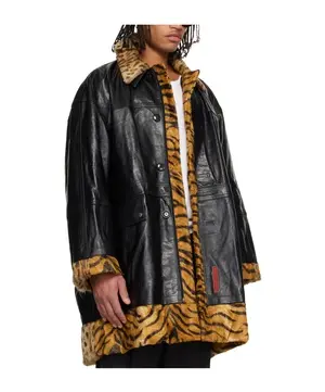 Martine Rose Leather Coat
