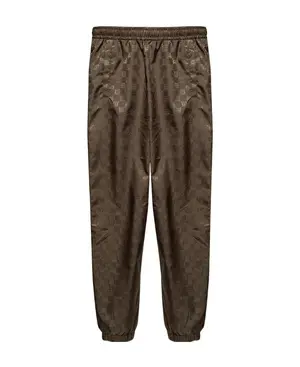 MISBHV Monogram Printed Tapered-leg Trackpants - Green