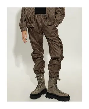 MISBHV Monogram Printed Tapered-leg Trackpants