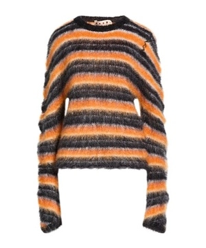 Marni Striped Knitted Crewneck Sweater