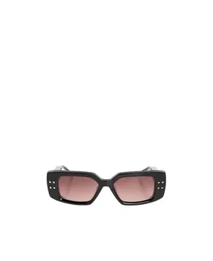 Valentino Garavani Rectangular Frame Sunglasses - Black