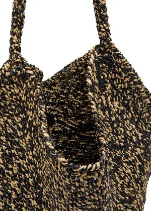 Khaite Lotus Medium Raffia Tote Bag