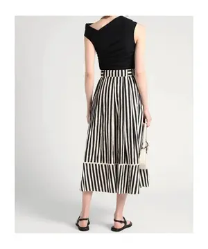 MAXCO. Max&co. Draped Neckline Sleeveless T-shirt