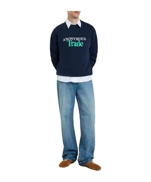 J.W.ANDERSON Cotton Crew Neck Embroidered Sweatshirt