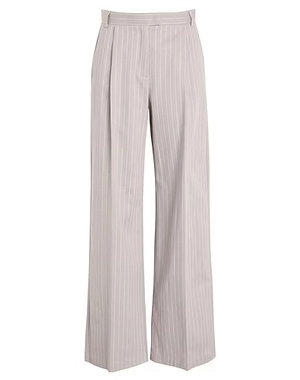 MAXCO. High-waisted Striped Wide-leg Trousers