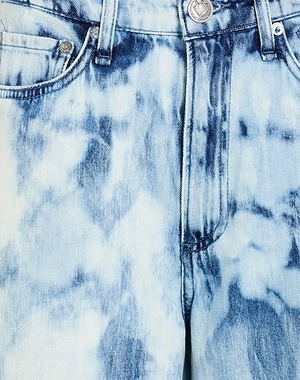 Rag & Bone Wide-leg Jeans With Tie & Dye Print