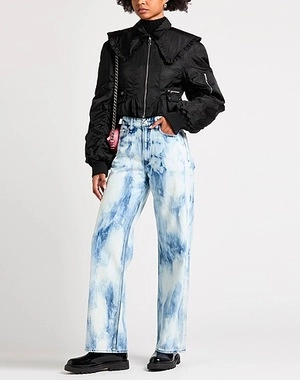 Rag & Bone Wide-leg Jeans With Tie & Dye Print