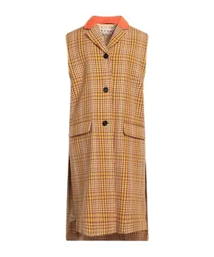 Marni Collared Plaid Sleeveless Vest