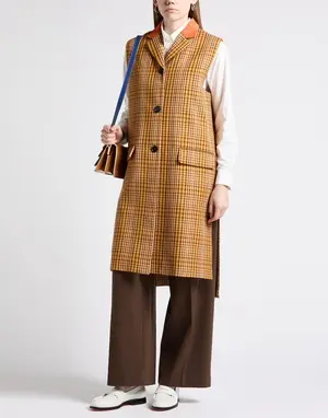 Marni Collared Plaid Sleeveless Vest