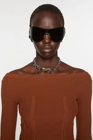Acne Studios Buckle-detail Choker Necklace