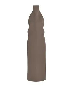 Khaite Roxanne Open-back Crepe Midi Dress - Green