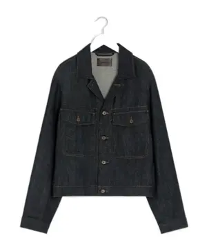 LEMAIRE Long-sleeved Buttoned Denim Jacket