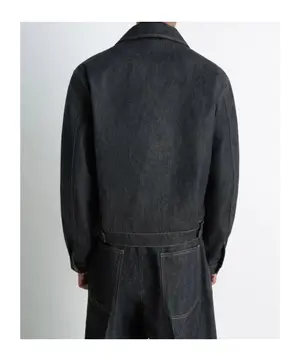 LEMAIRE Long-sleeved Buttoned Denim Jacket