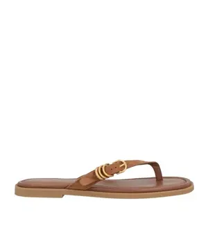 Rag & Bone Suede Thong Sandals With Buckle