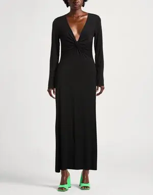 Rag & Bone Long Sleeve Plunge Neck Maxi Dress