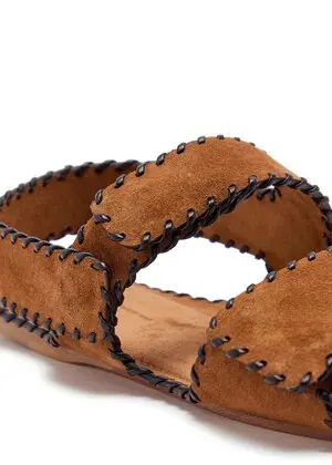 Khaite Suede Sandals