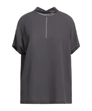 Brunello Cucinelli Short Sleeve Crew Neck Top