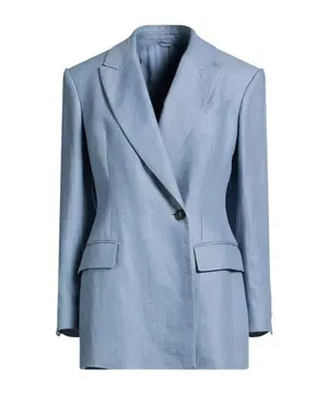 Brunello Cucinelli Double-breasted Suit Jacket - Blue