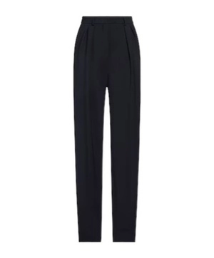 Sportmax High-waisted Loose Straight-leg Pants - Black