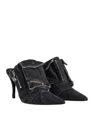 DIESEL® Pointed-toe Denim Mules