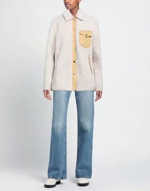 Rag & Bone Solid Color Teddy Fleece Coat