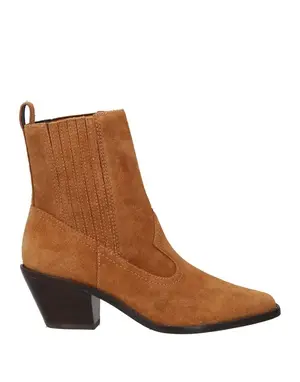 Tory Burch Suede Ankle Boots - Brown