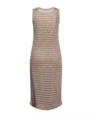 Brunello Cucinelli Sleeveless Midi Dress