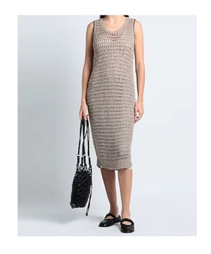 Brunello Cucinelli Sleeveless Midi Dress