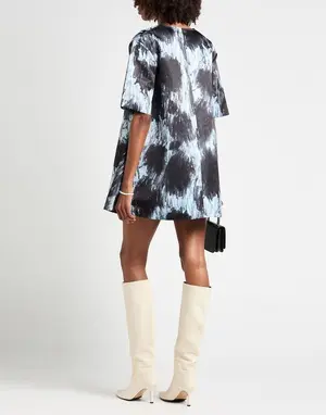 Marni Short Sleeves Flared Dress