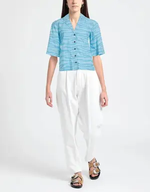 GANNI Two-tone Shirt