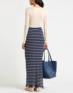 Rag & Bone Plaid Knitted Maxi Skirt