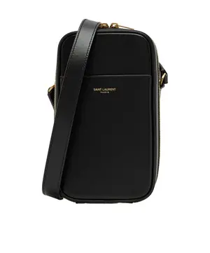 Saint Laurent Leather Cross-body Bag - Black
