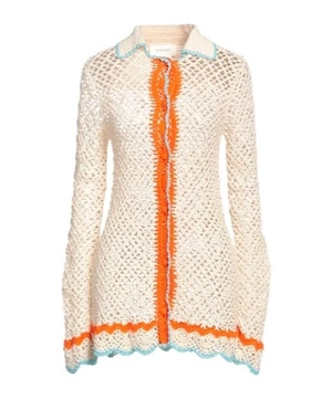 Sportmax Openwork Knitwear With Multicolor Pattern - Nude
