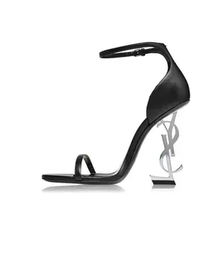 Saint Laurent Opyum High-heeled Sandals With Logo Detail