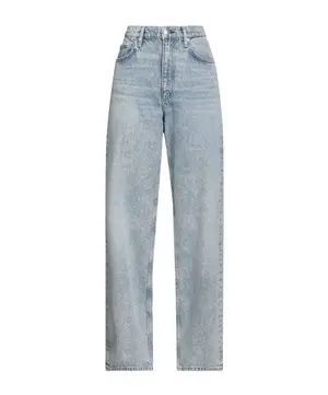 Rag & Bone Plain Colour Wide-leg Jeans - Gray
