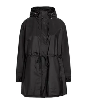 Moncler Hooded Drawstring Jacket - Black