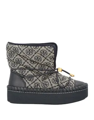 Tory Burch Thick-soled Lace-up Boots - Black