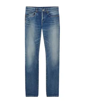 Saint Laurent Slim Jeans In South Denim