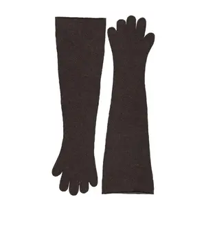Marni Mid-weight Knit Gloves - Black